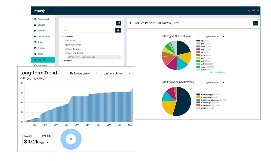 Datacore Filefly Richtlinienbasiertes File Tiering Starline Computer Storage Und Server